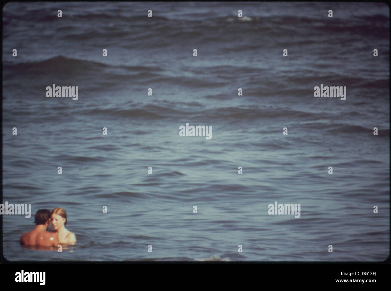 A photograph capturing various water sports activities in Galveston Bay ...
