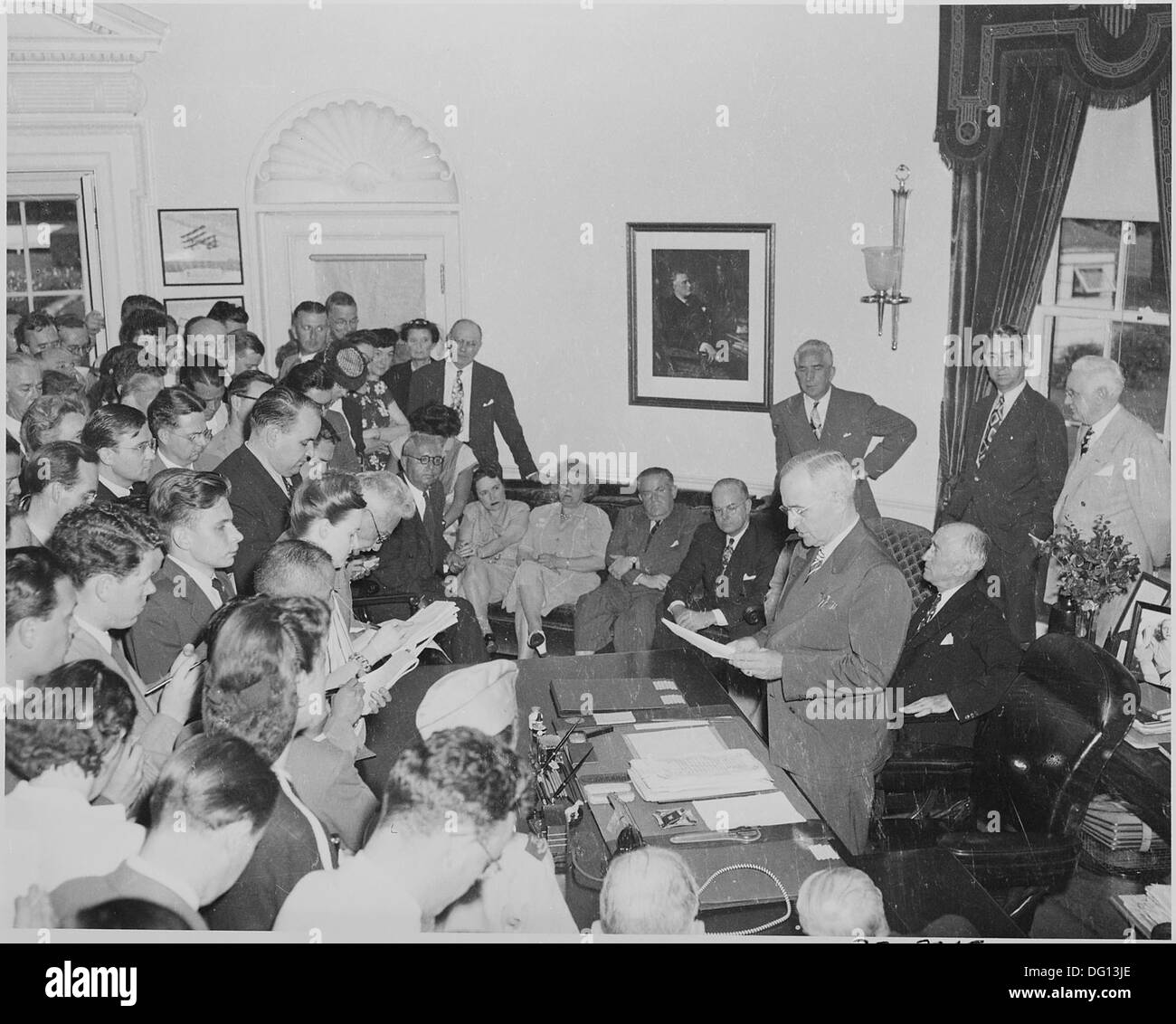 Historic photograph president truman hi-res stock photography and ...
