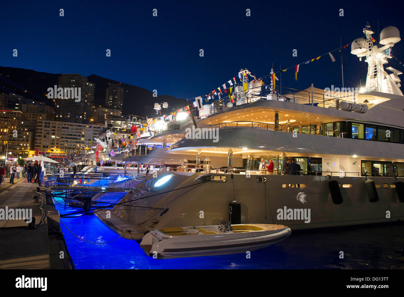 Ship, Yacht, Port, Hercule, Monaco, Monte Carlo Stock Photo - Alamy