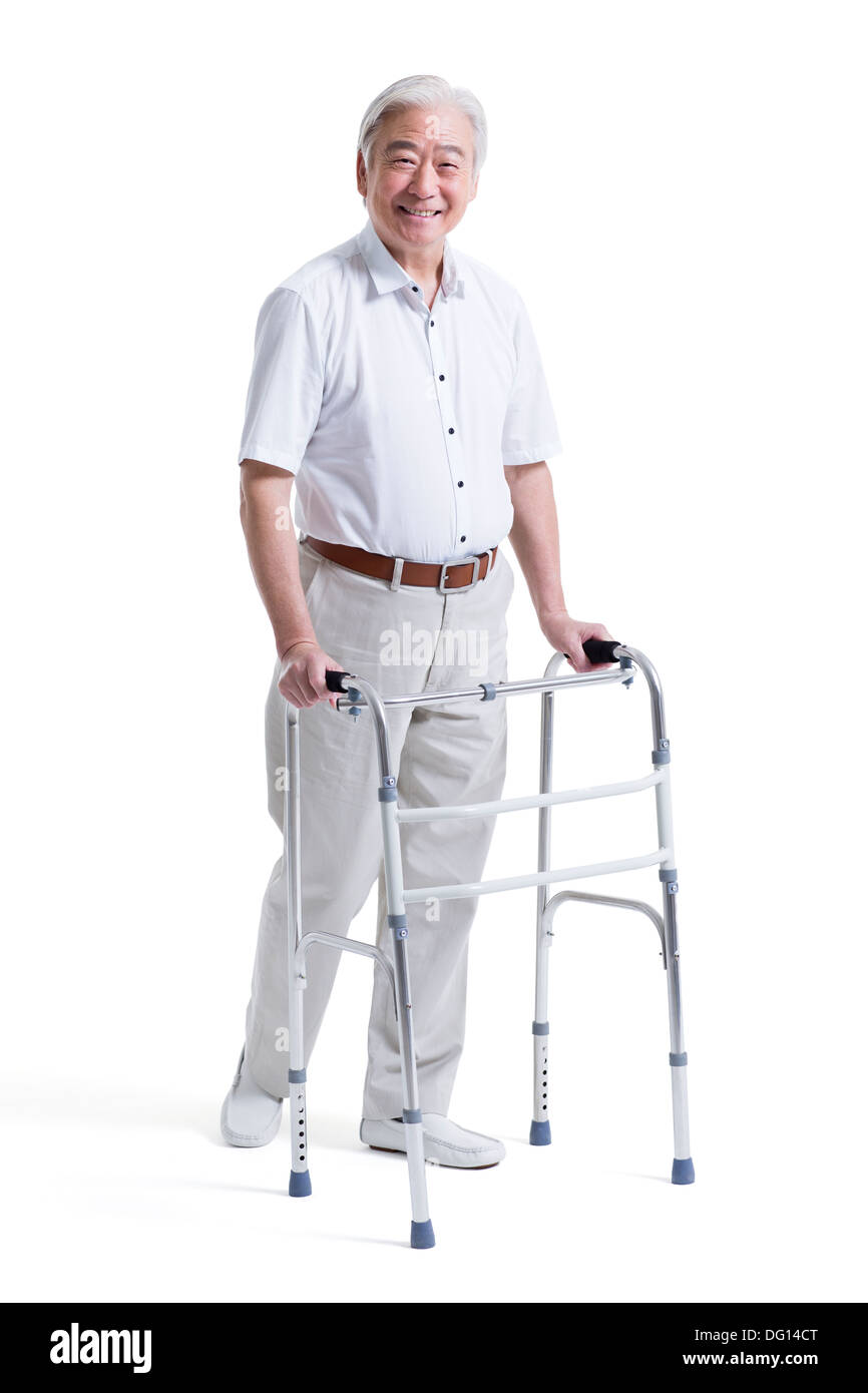 Cheerful walker Cut Out Stock Images & Pictures - Alamy