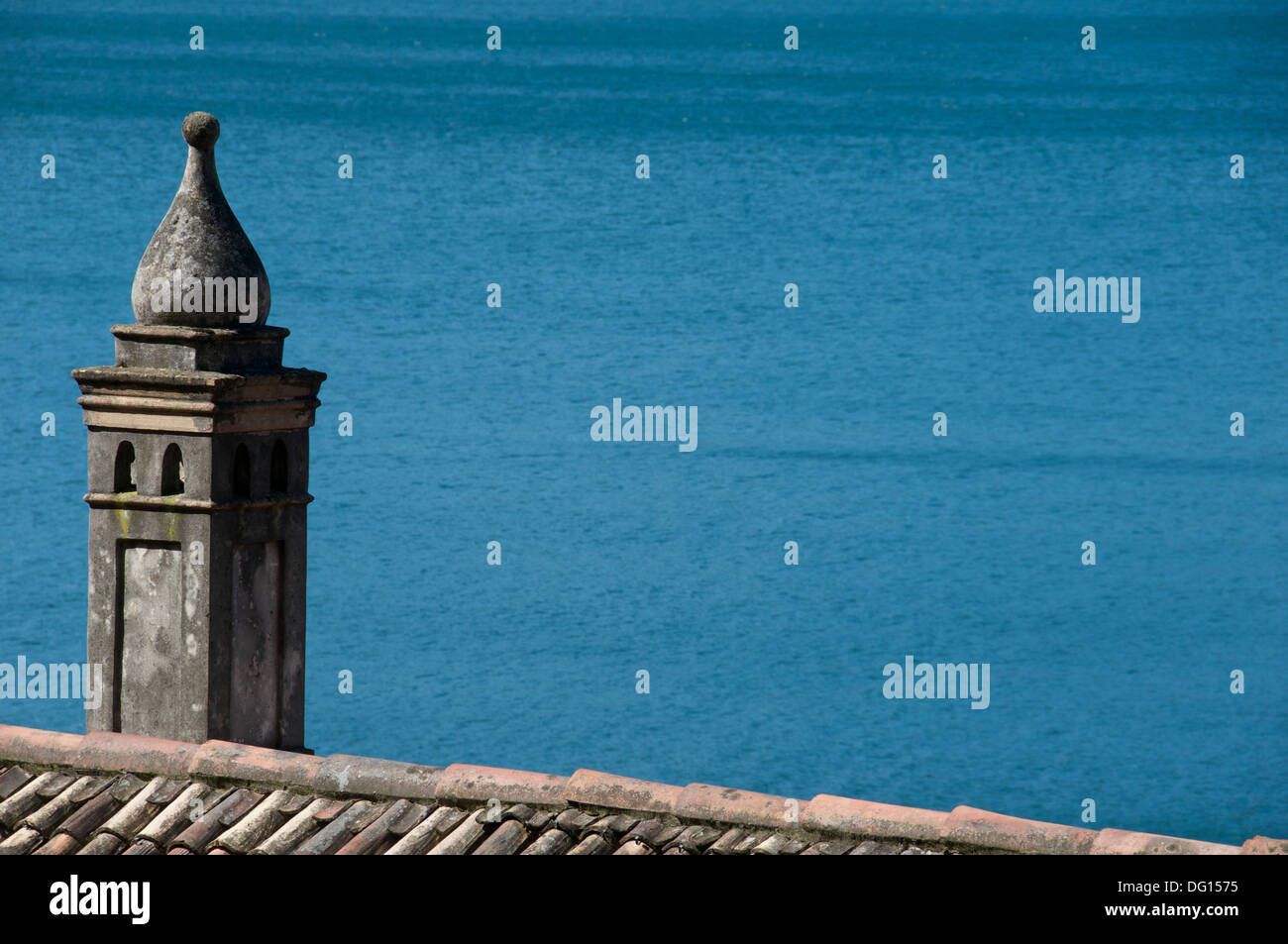 Varenna, Lombardy, Italy, Europe, bell tower, lake, blue Stock Photo ...