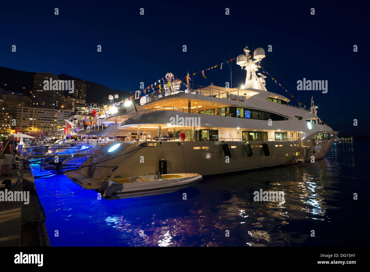 Ship, Yacht, Port, Hercule, Monaco, Monte Carlo Stock Photo - Alamy