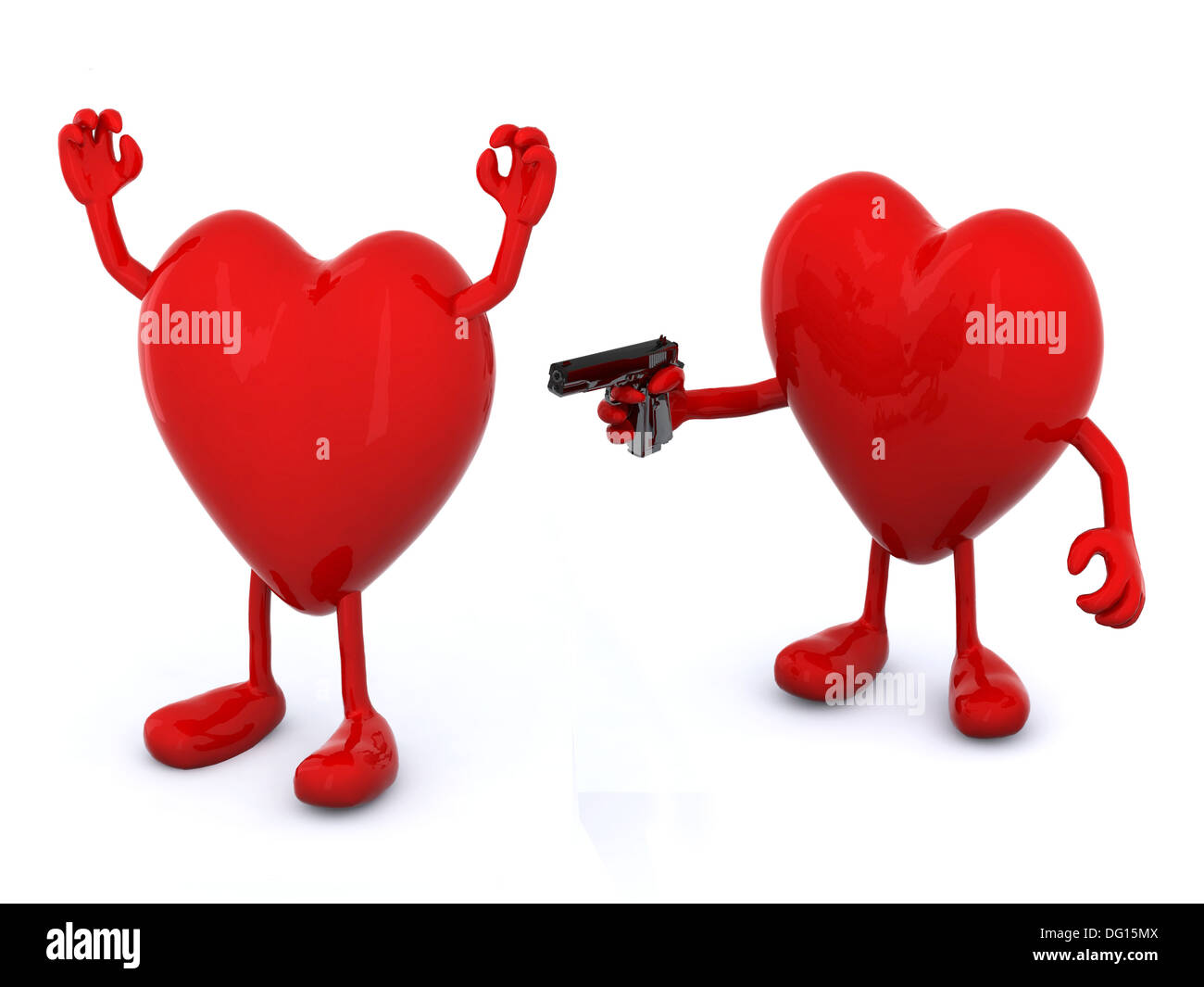 One heart with two hands hi-res stock photography and images - Alamy