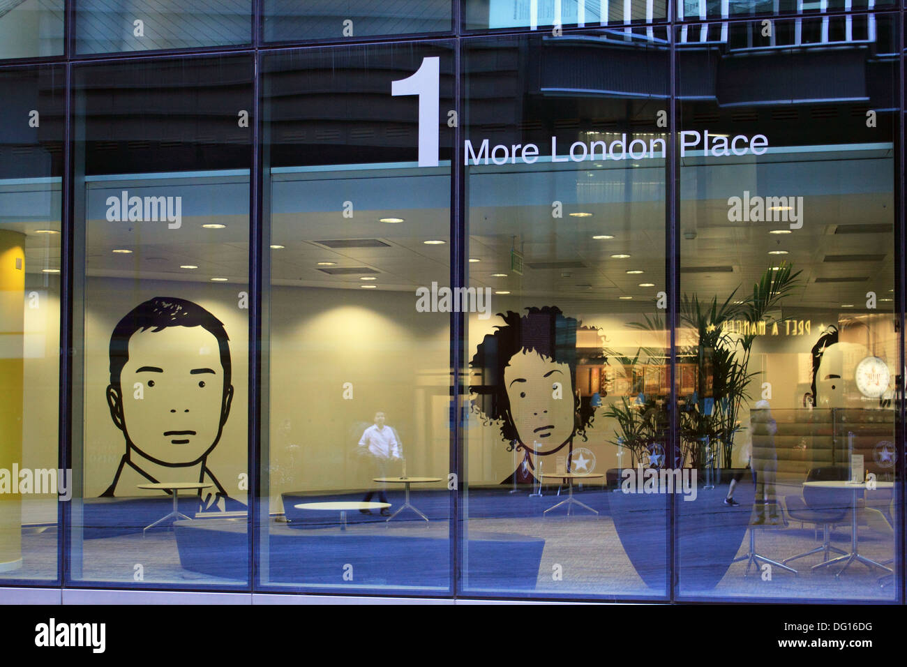 1 More London Place, SE1, Southwark, London, England, UK Stock Photo ...