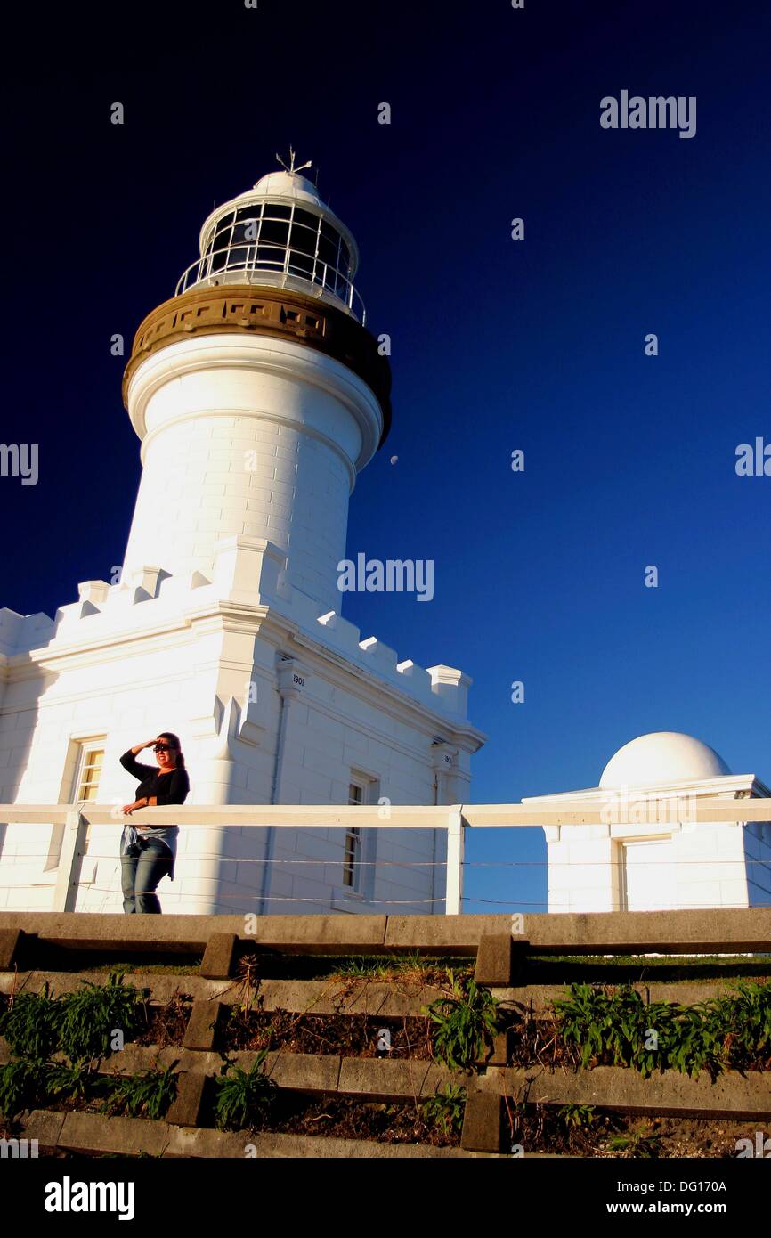 Byron Bay´s famous lighthouse landmark. New South Wales, Australia ...