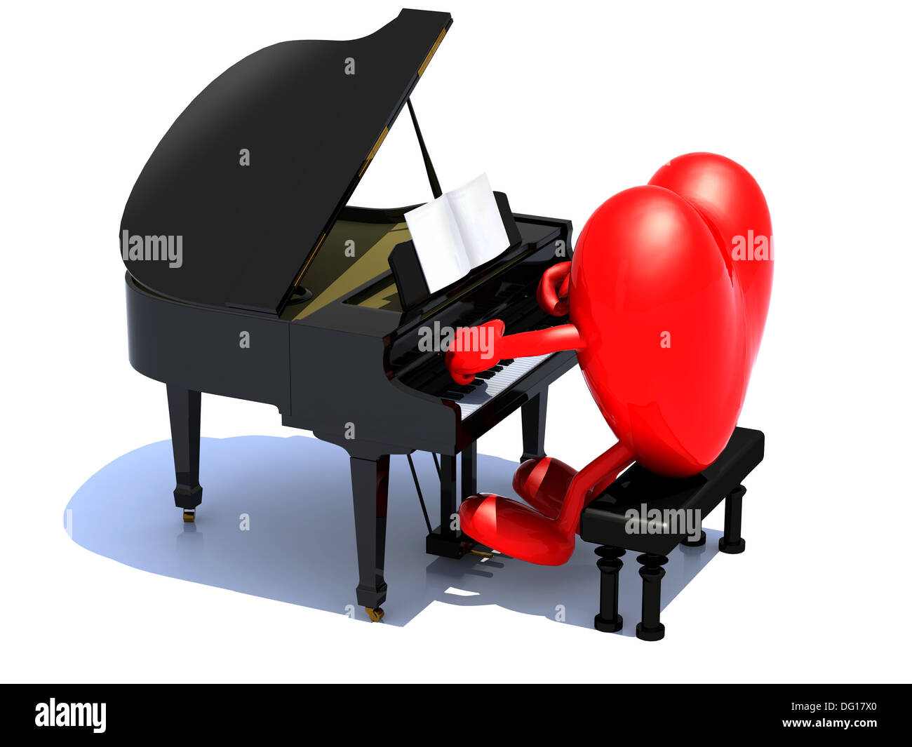 Heart arms legs play hi-res stock photography and images - Alamy