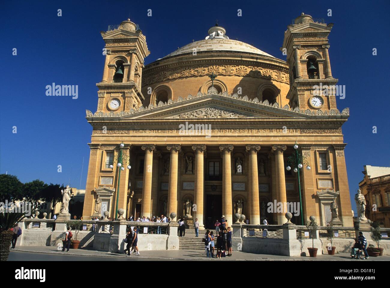 The main attraction in Mosta is the Rotunda - a huge round church with ...