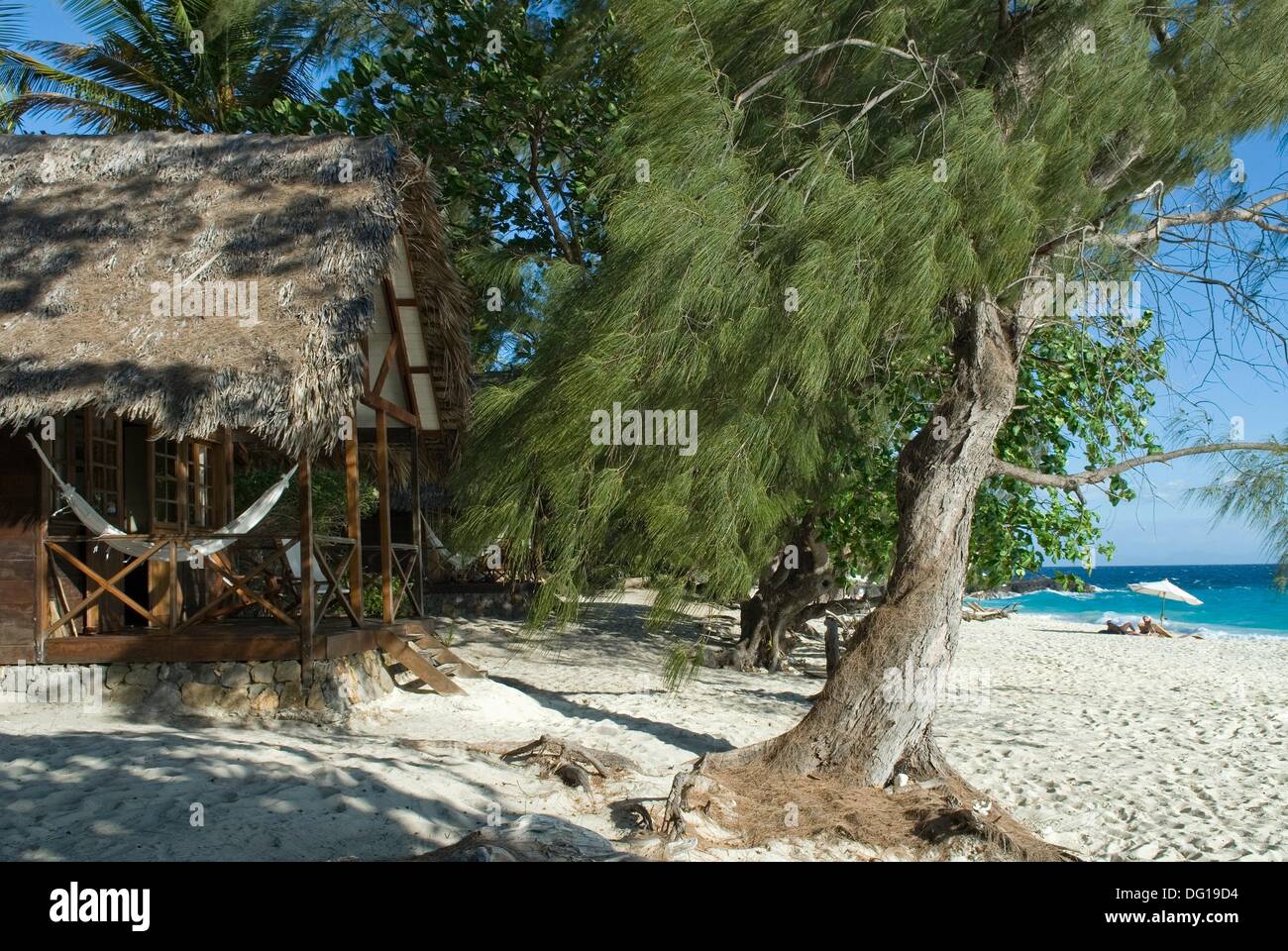 Madagascar beach lodge hi-res stock photography and images - Alamy