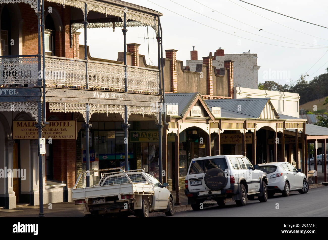 Maldon Street Scene Victoria Australia High Resolution Stock ...