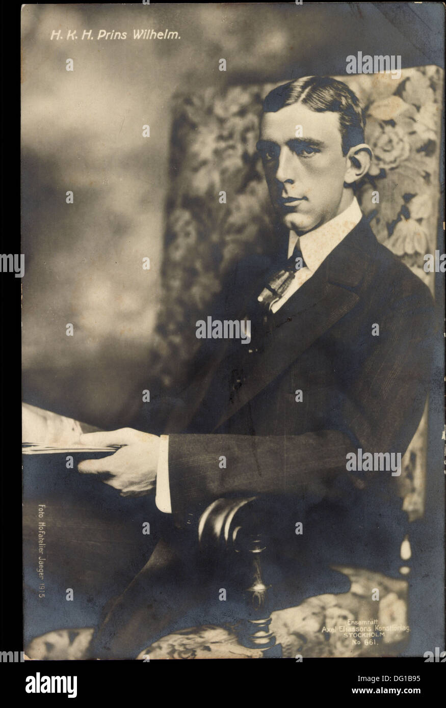 Wilhelm von schweden hi-res stock photography and images - Alamy