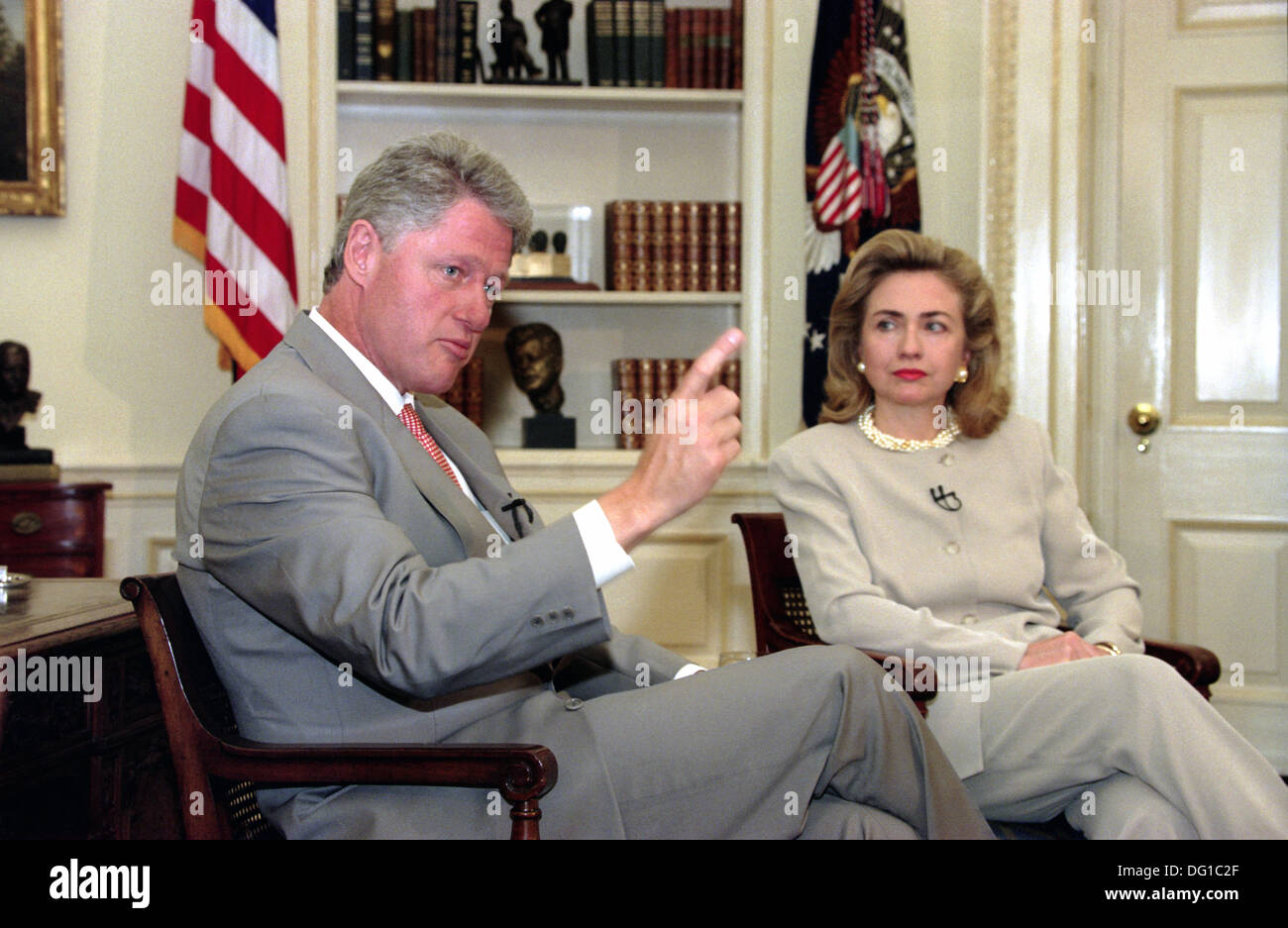 Hillary clinton 1995 hi-res stock photography and images - Alamy