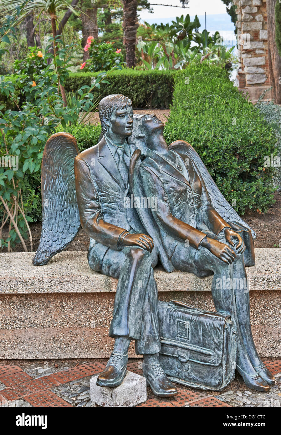 Sculpture “Angels of our Time” Stock Photo - Alamy
