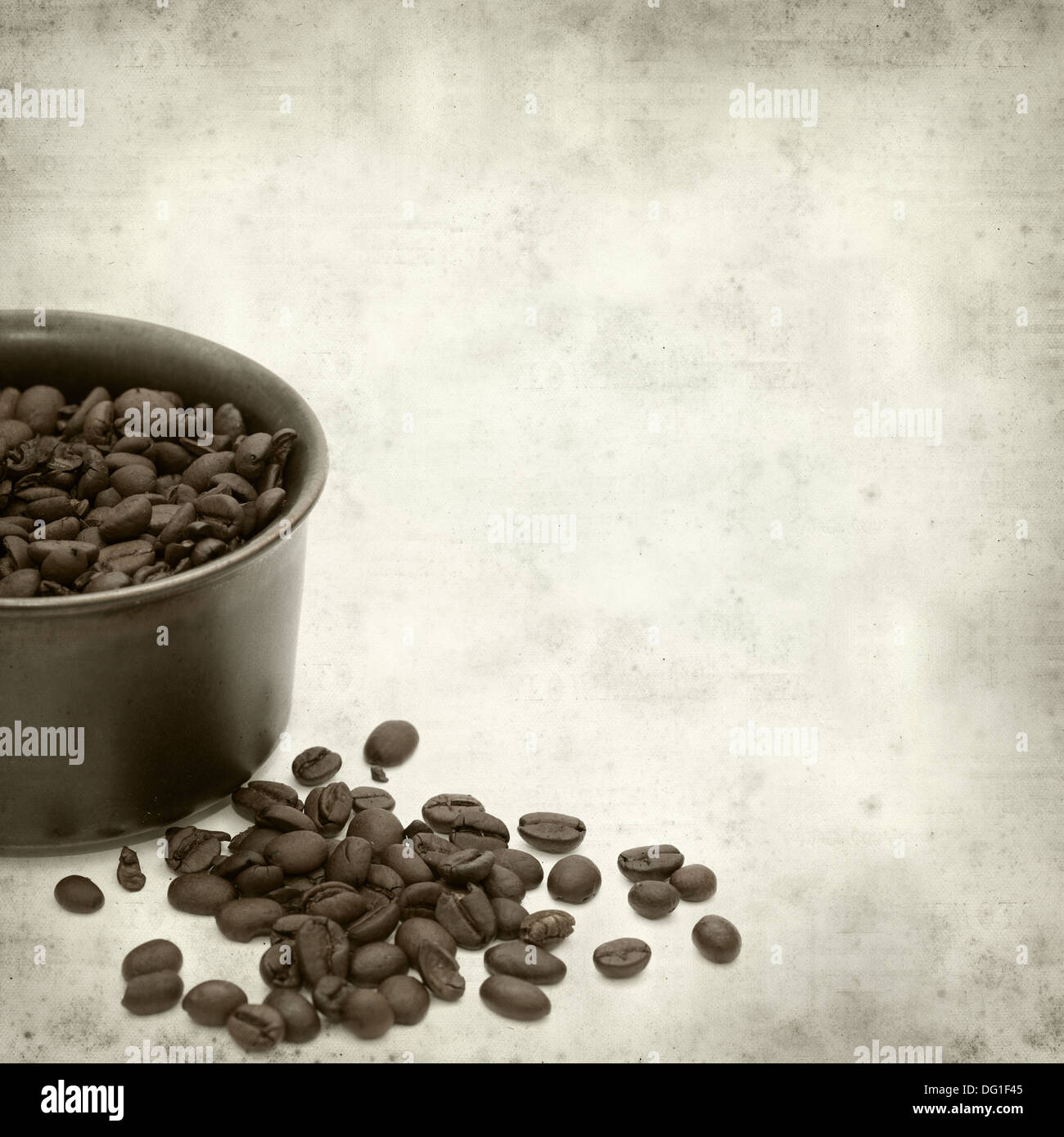 textured old paper background with coffee Stock Photo - Alamy
