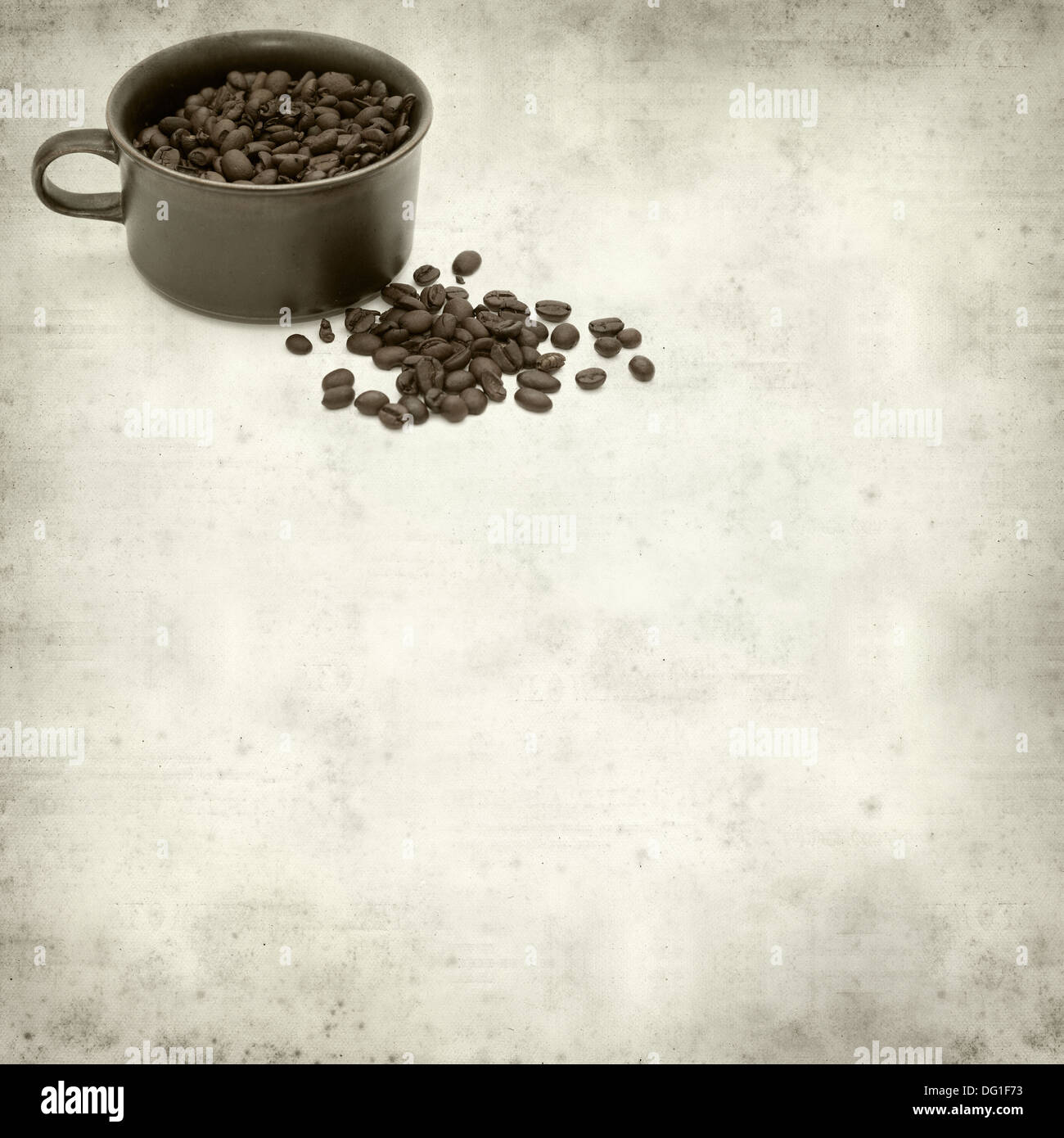 textured old paper background with coffee Stock Photo - Alamy