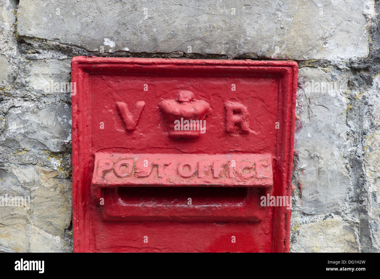 Victorian letterbox Stock Photo - Alamy