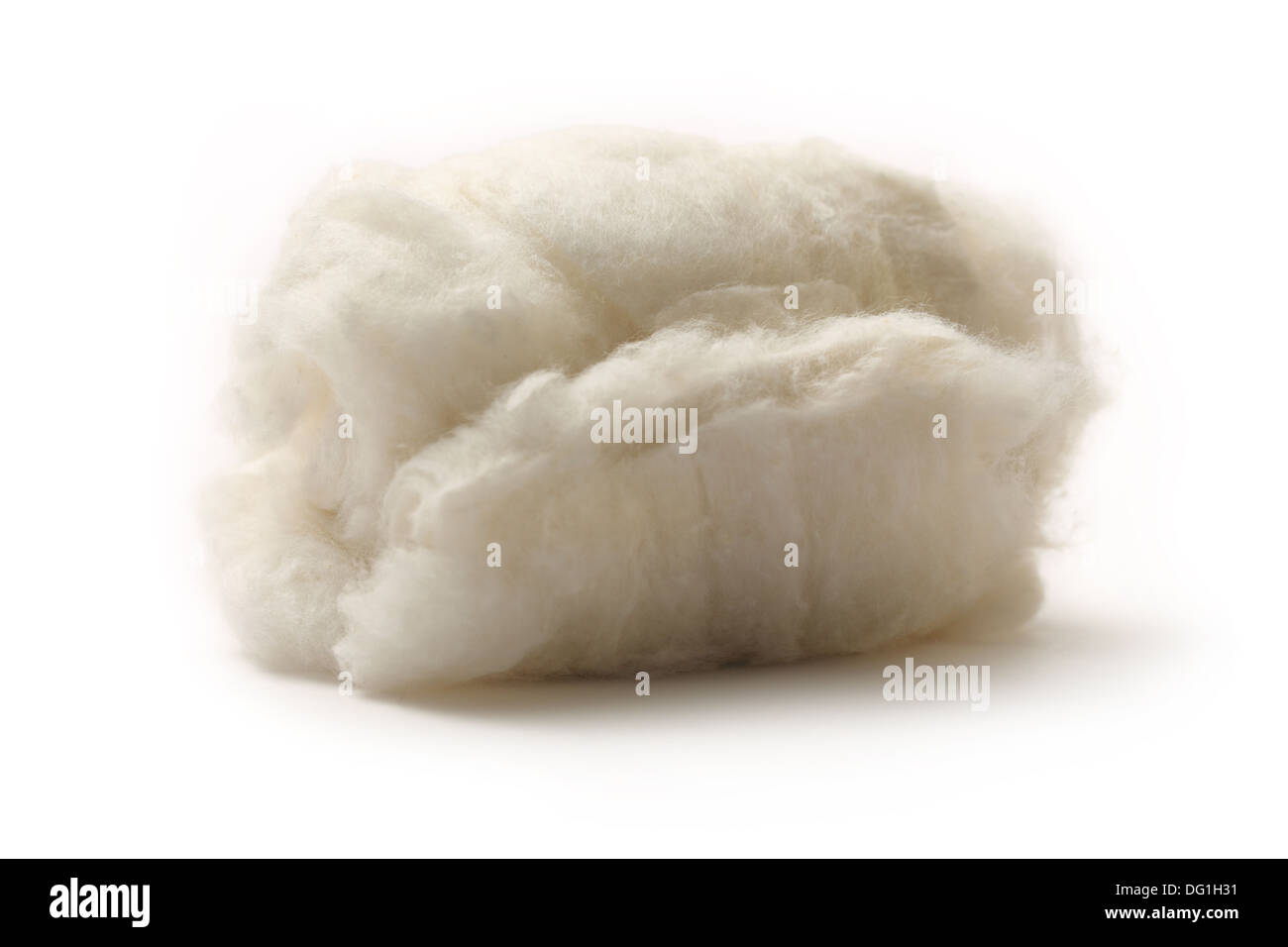 Cotton wool on the white background Stock Photo - Alamy