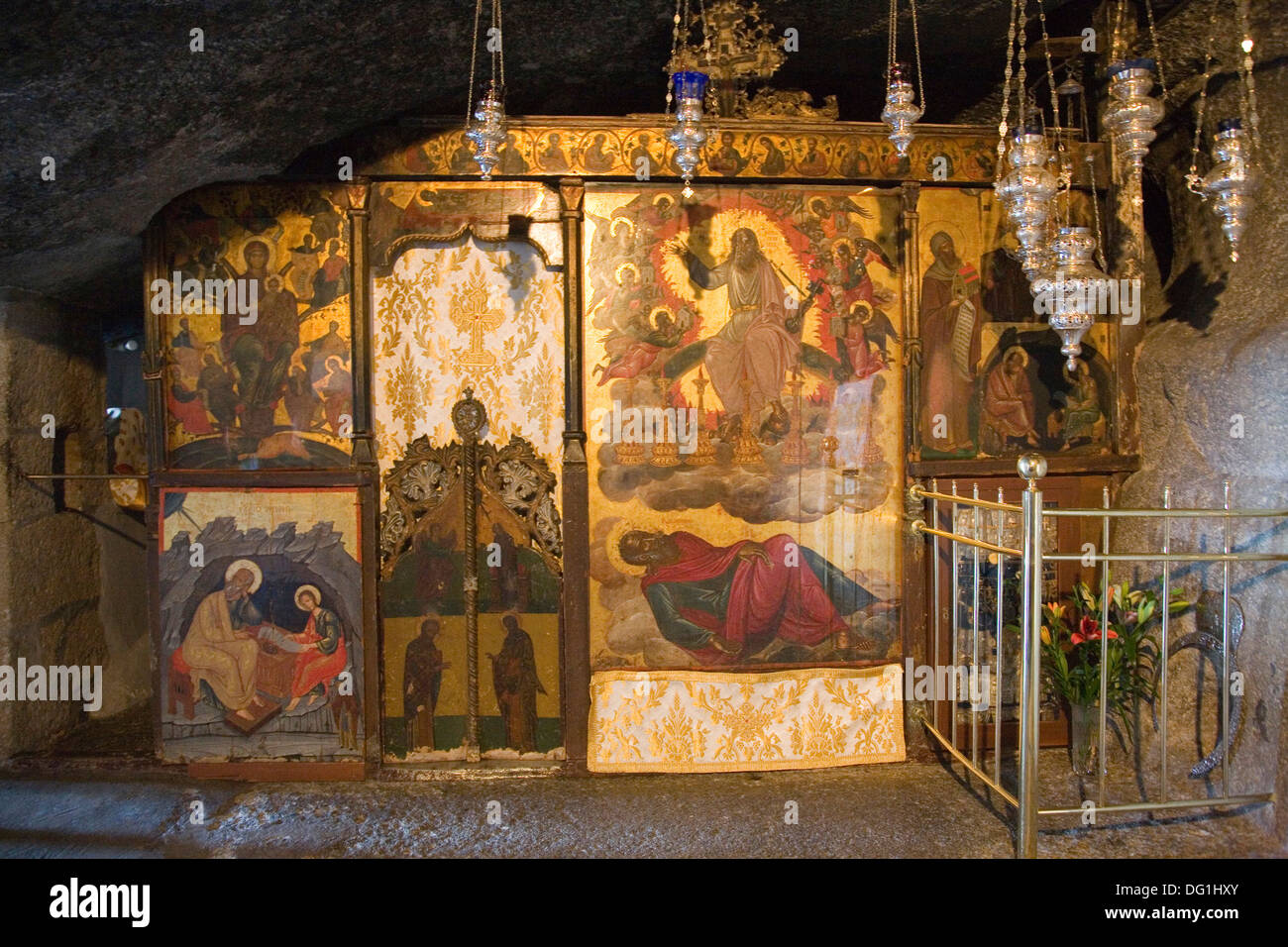 Patmos Cave Of The Apocalypse High Resolution Stock Photography and ...