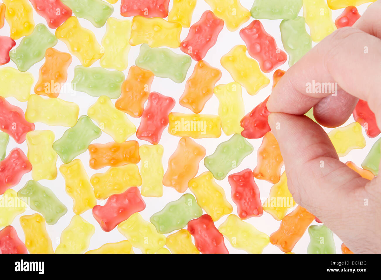 Gummy bear texture hi-res stock photography and images - Alamy
