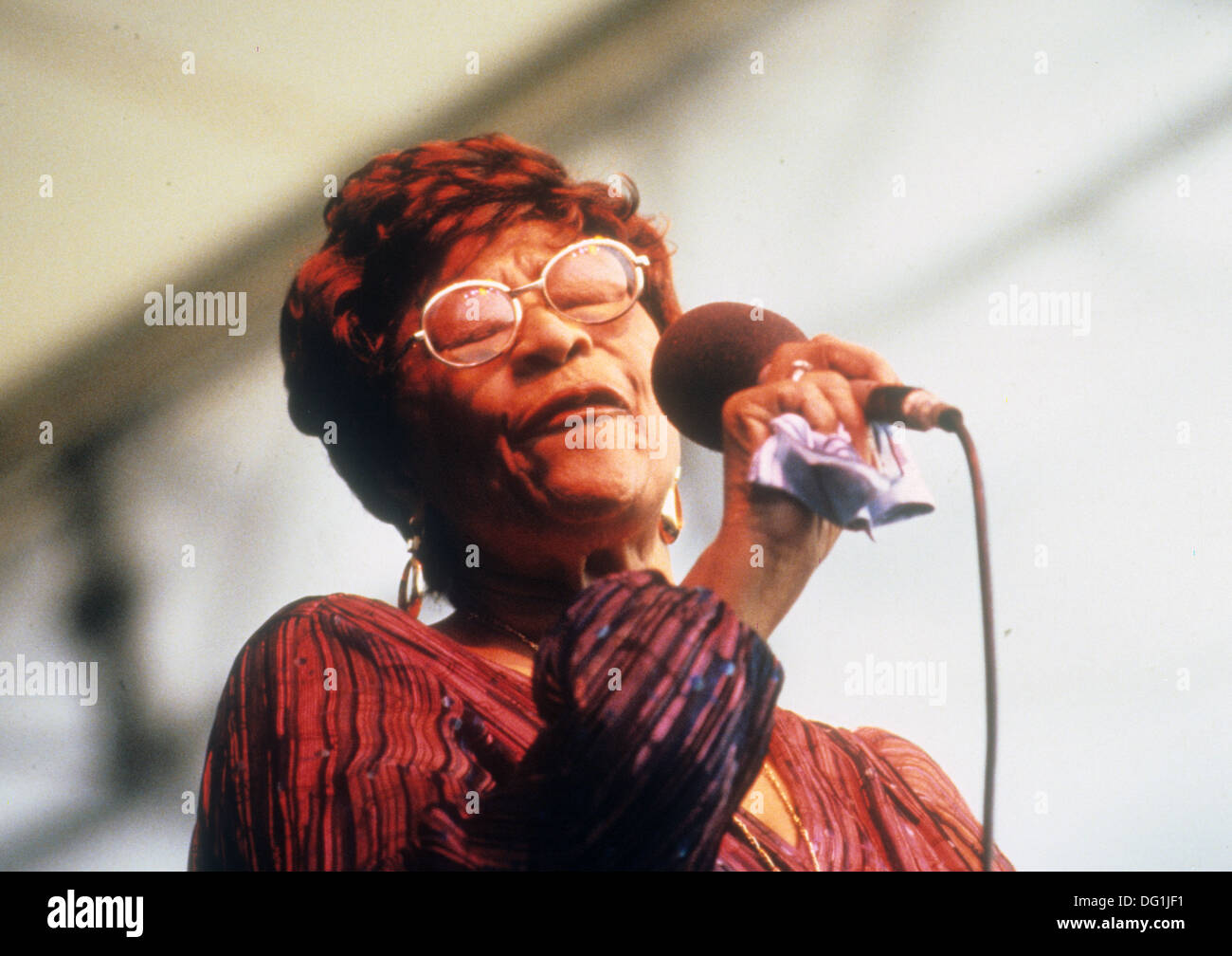 ELLA FITZGERALD (1917-1996) US jazz singer about 1978 Stock Photo - Alamy