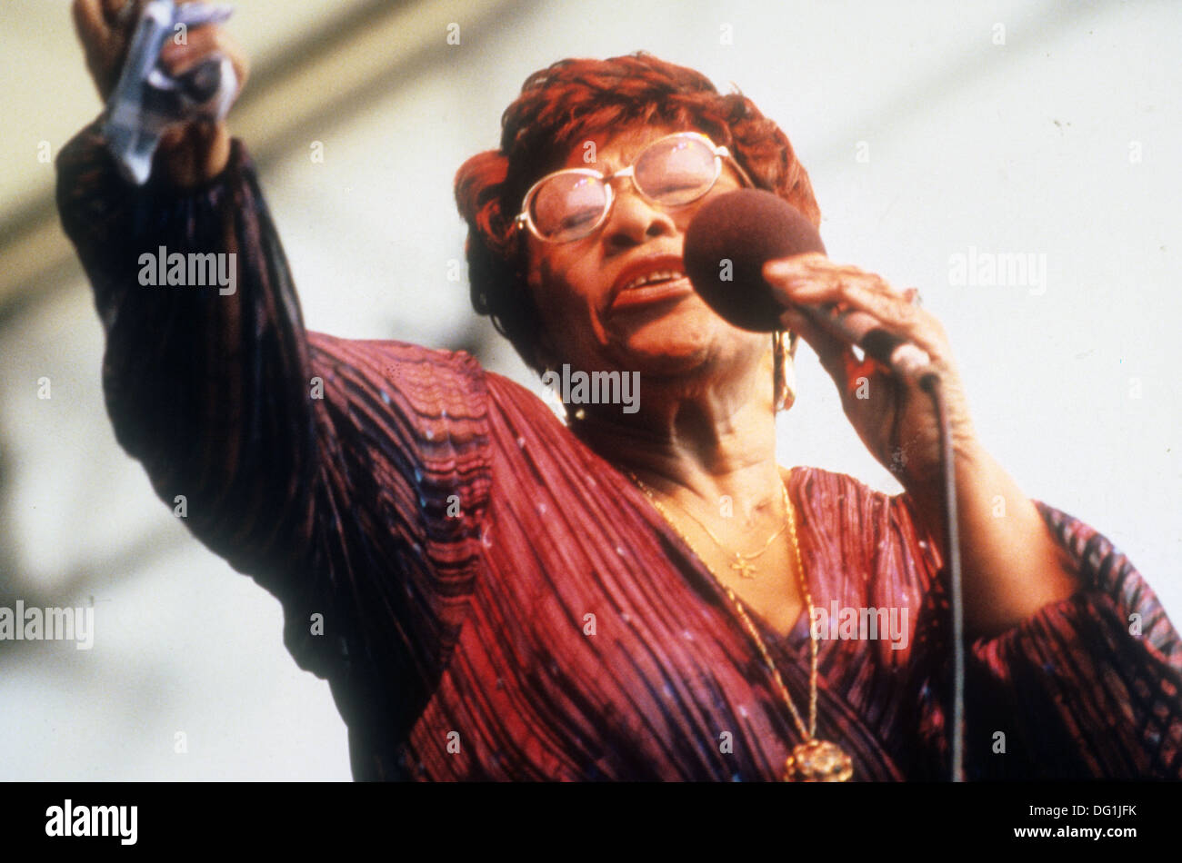 ELLA FITZGERALD (1917-1996) US jazz singer about 1978 Stock Photo - Alamy