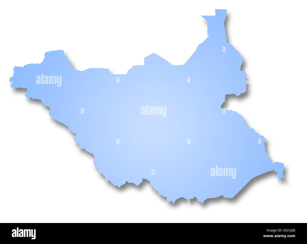 Map of sudan and south sudan hi-res stock photography and images - Alamy