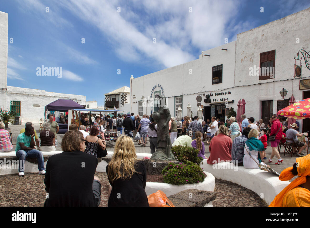 Lanzarote teguise market hi-res stock photography and images - Alamy