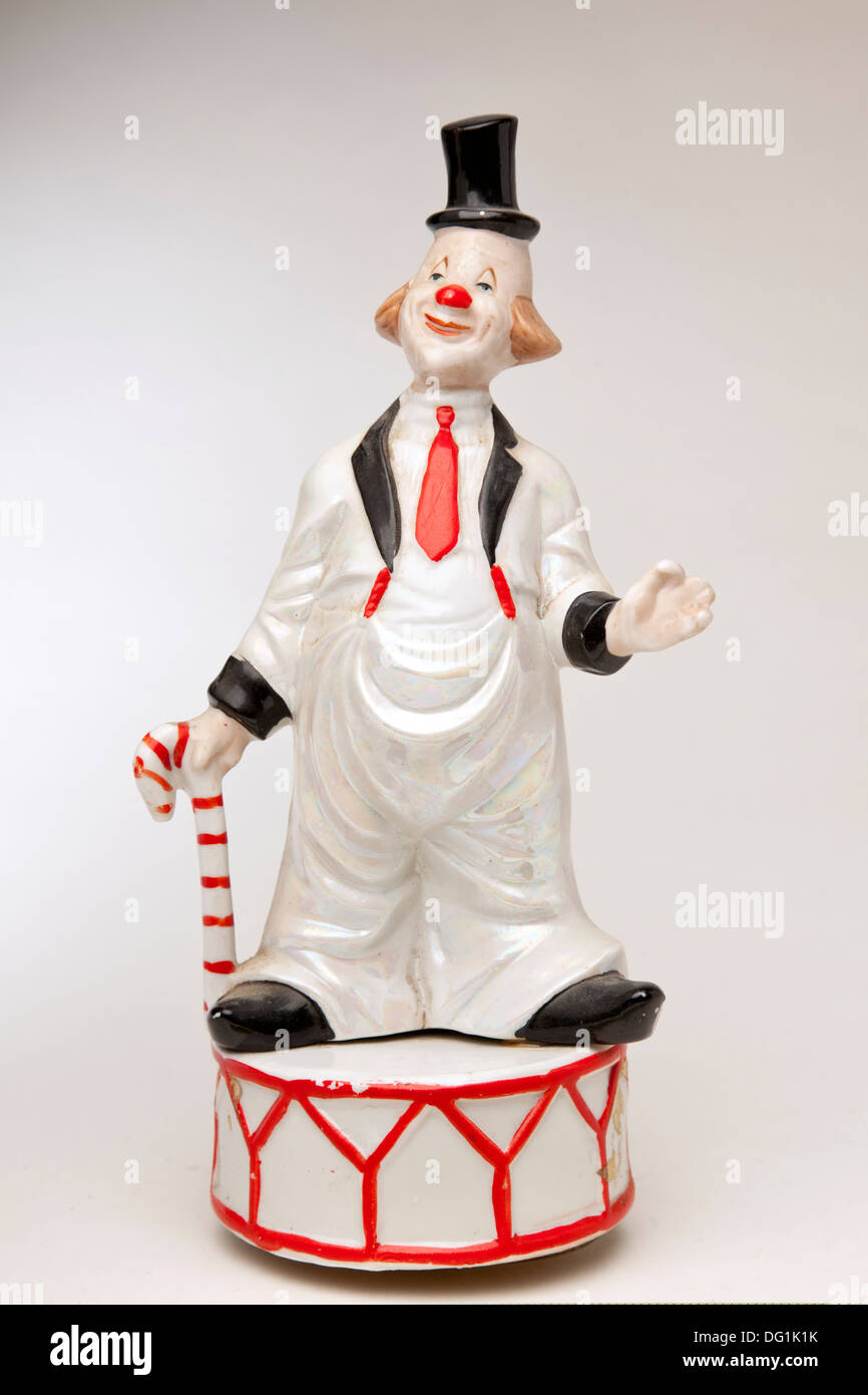 Clown musical carousel box Stock Photo - Alamy