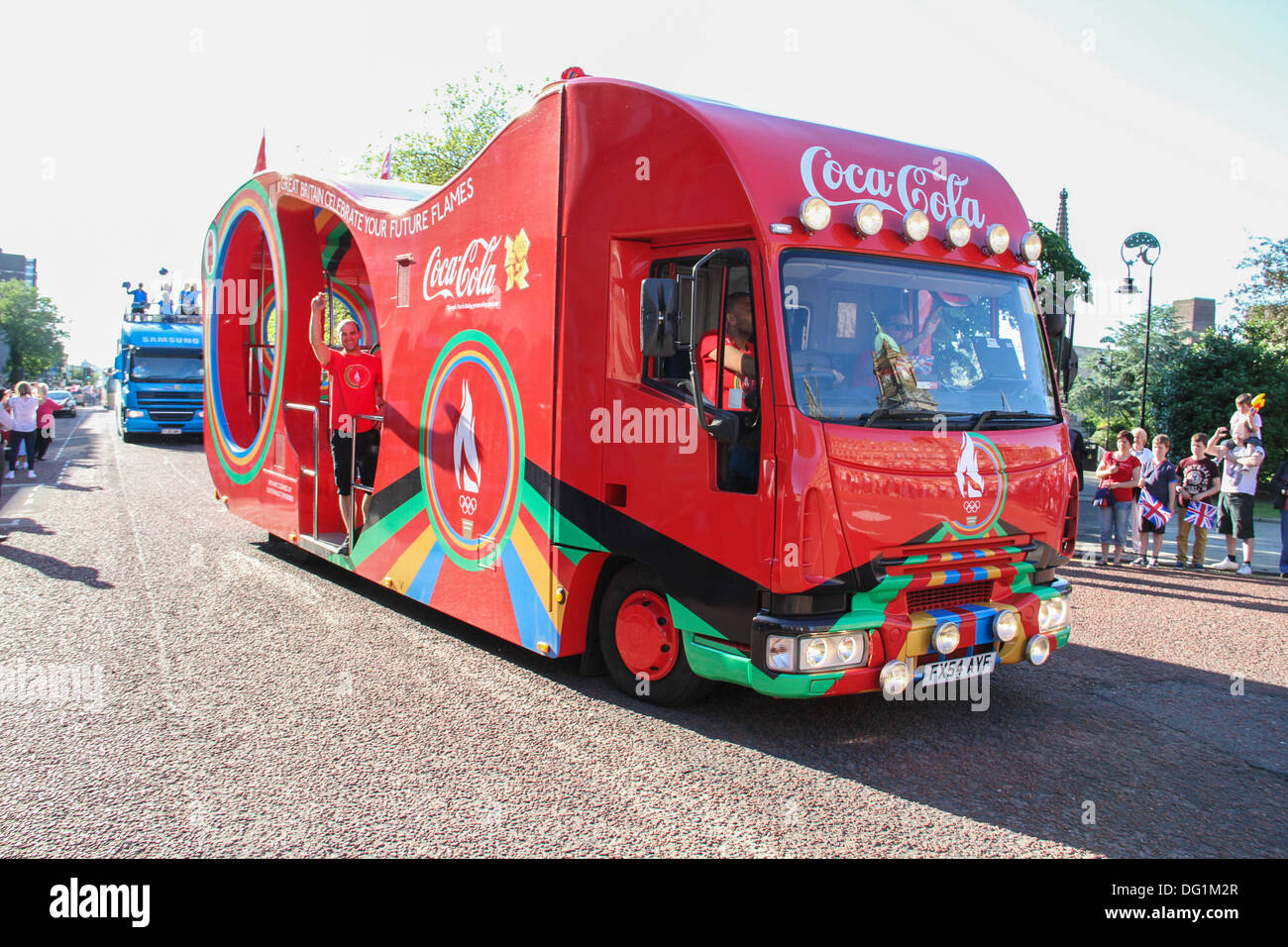 Coca cola bus hi-res stock photography and images - Alamy