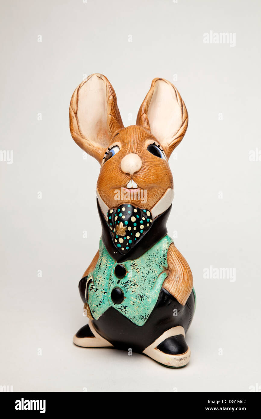 Pendelfin Uncle Soames rabbit big ears pottery collectable Stock Photo ...