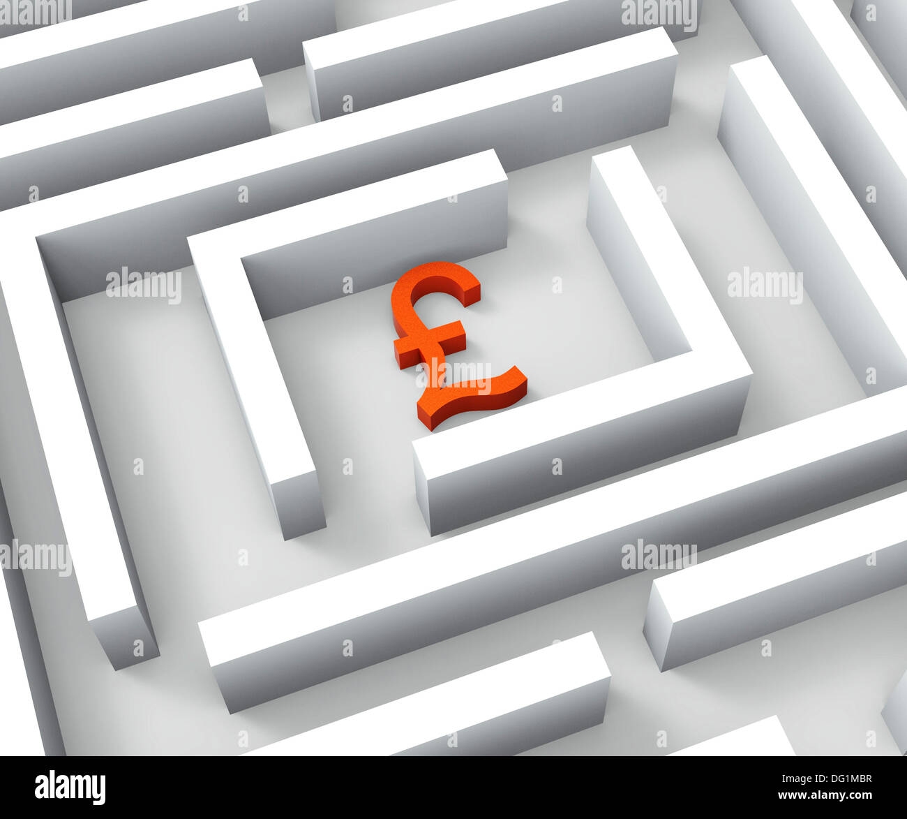 Pound money maze hi-res stock photography and images - Alamy