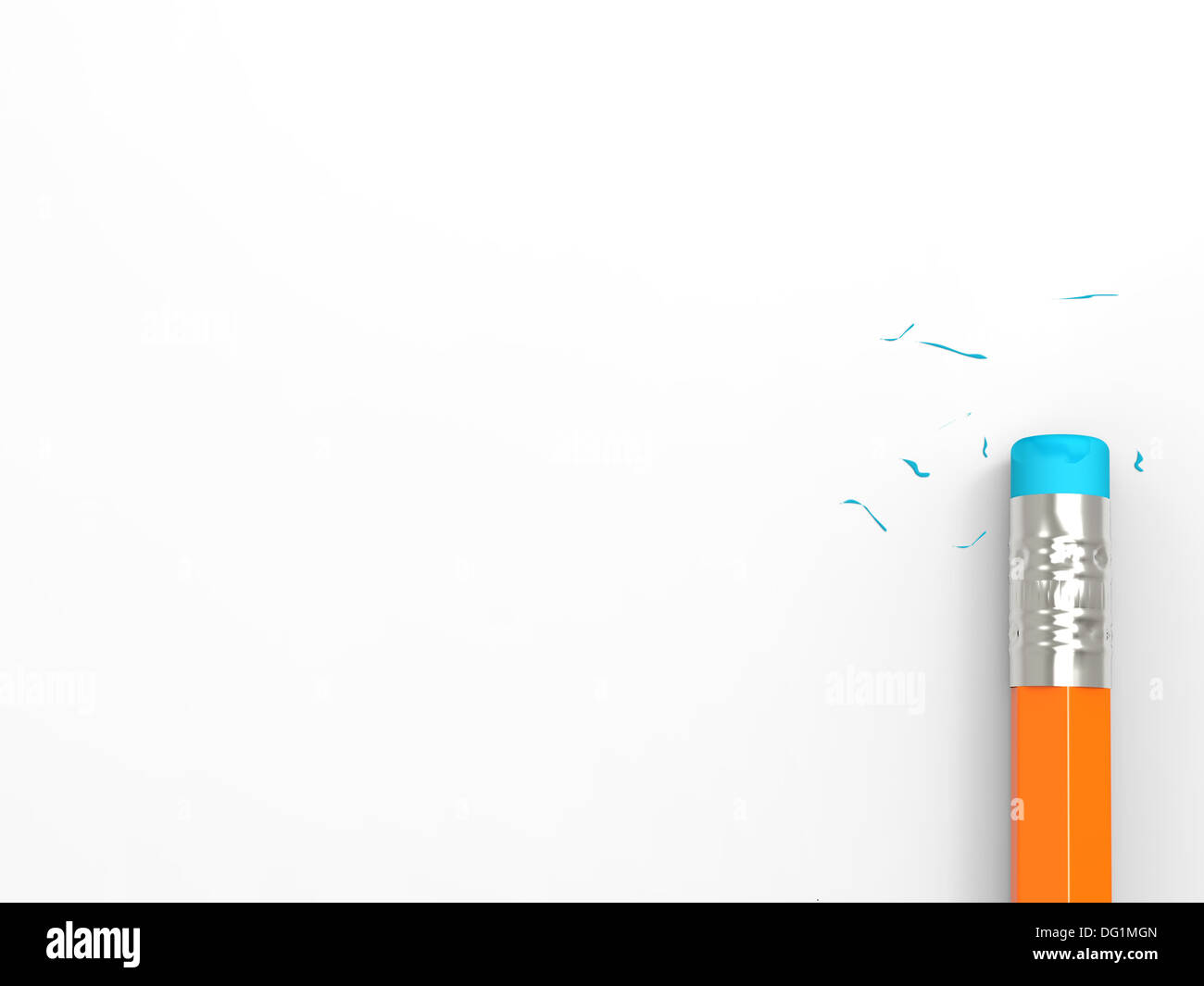 Copyspace Paper With Pencil Eraser Showing Erased Text Copy Space Stock ...