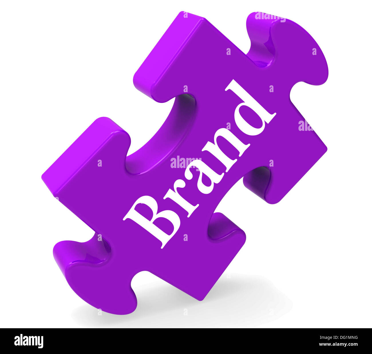 Brand Jigsaw Showing Business Company Trademark Or Product Label Stock ...