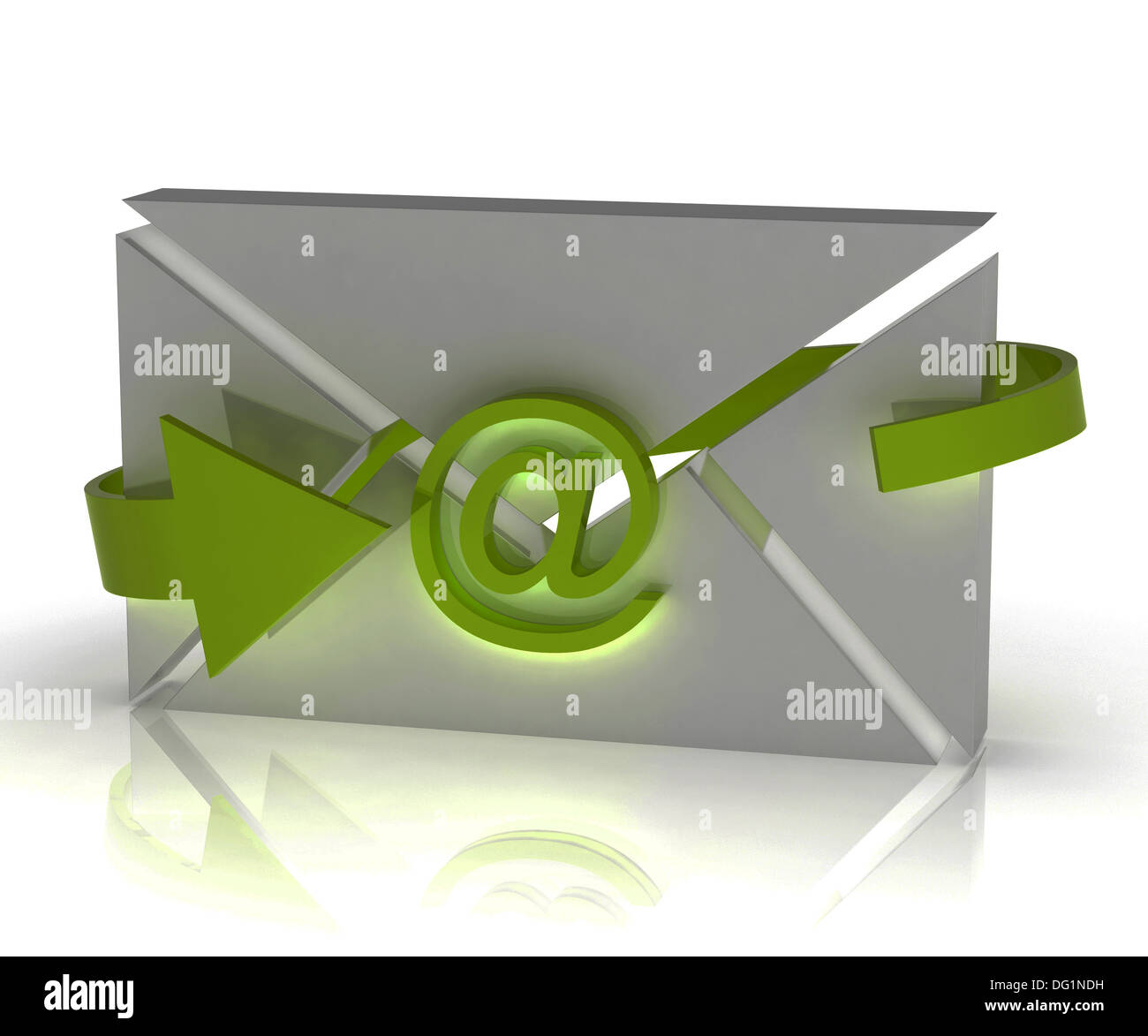 Envelope Sign Showing Internet Communication Message Online Stock Photo ...