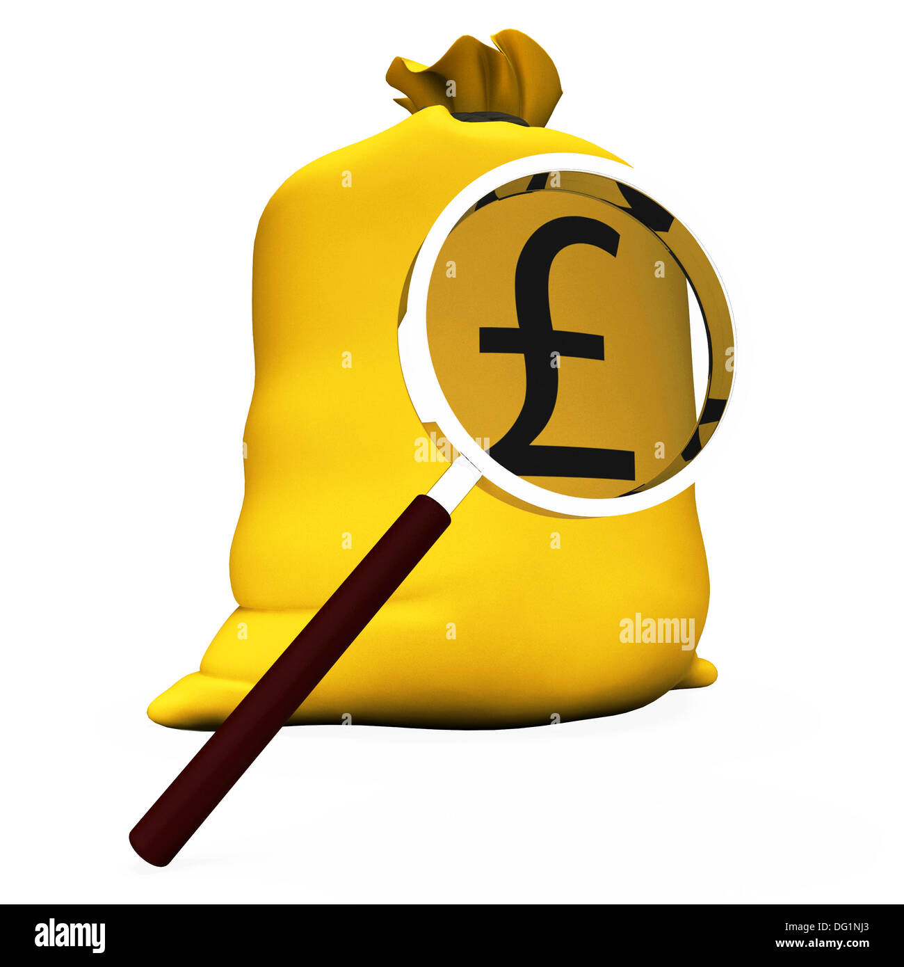 British pounds bag hi-res stock photography and images - Alamy