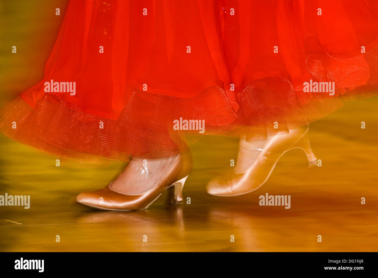 A female dancer at ballroom dancing, Germany, Europe Stock Photo - Alamy