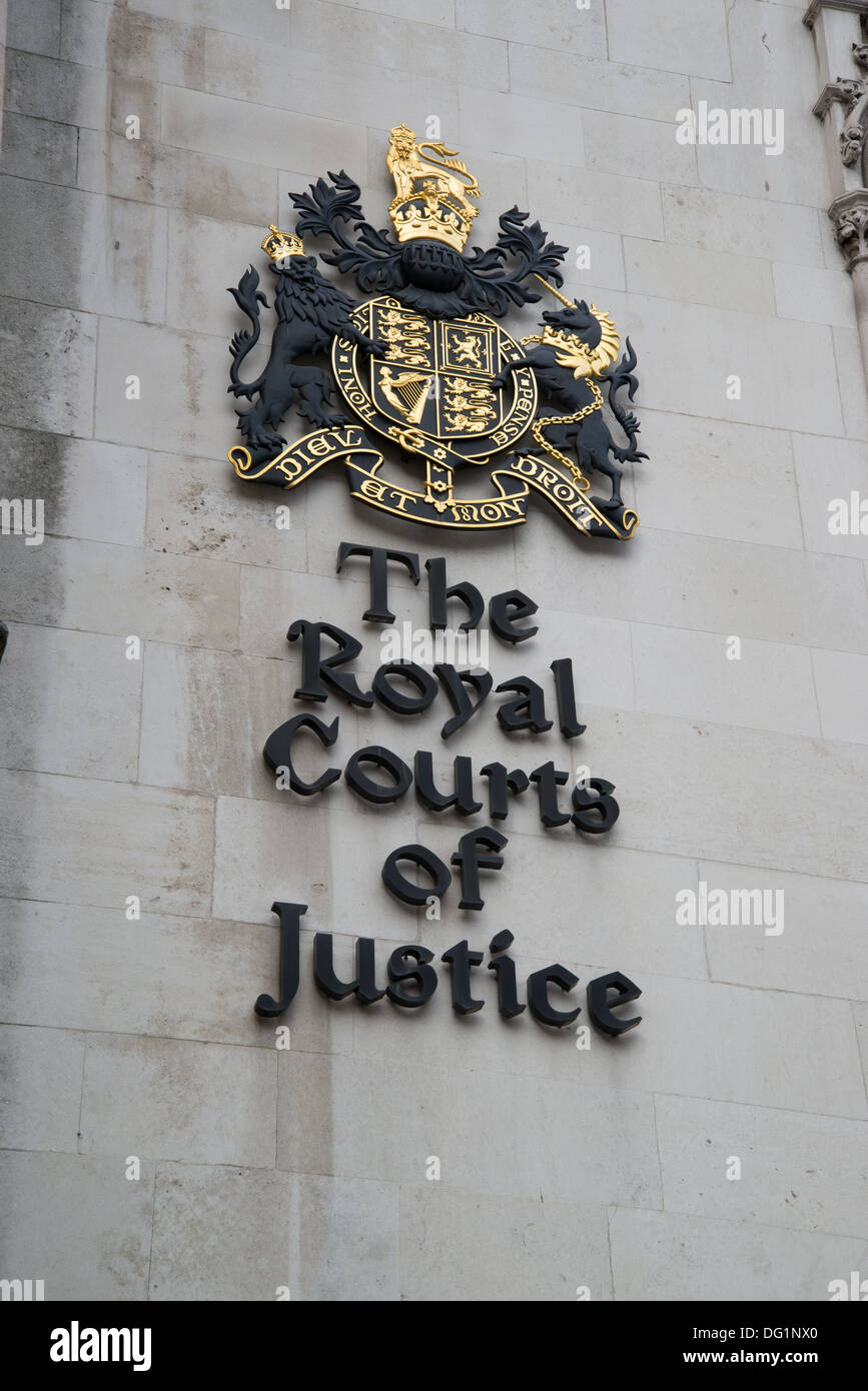 The Royal Court of Justice, London, UK Stock Photo - Alamy