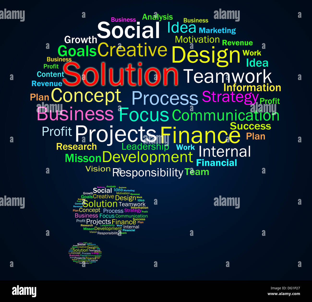 Solution Words Showing Solve Resolution Solving And Solved Stock Photo ...