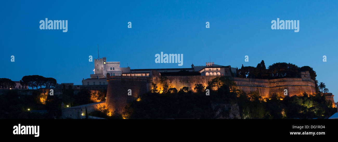 Castle, Monaco-Ville, Monaco, Monte Carlo Stock Photo - Alamy