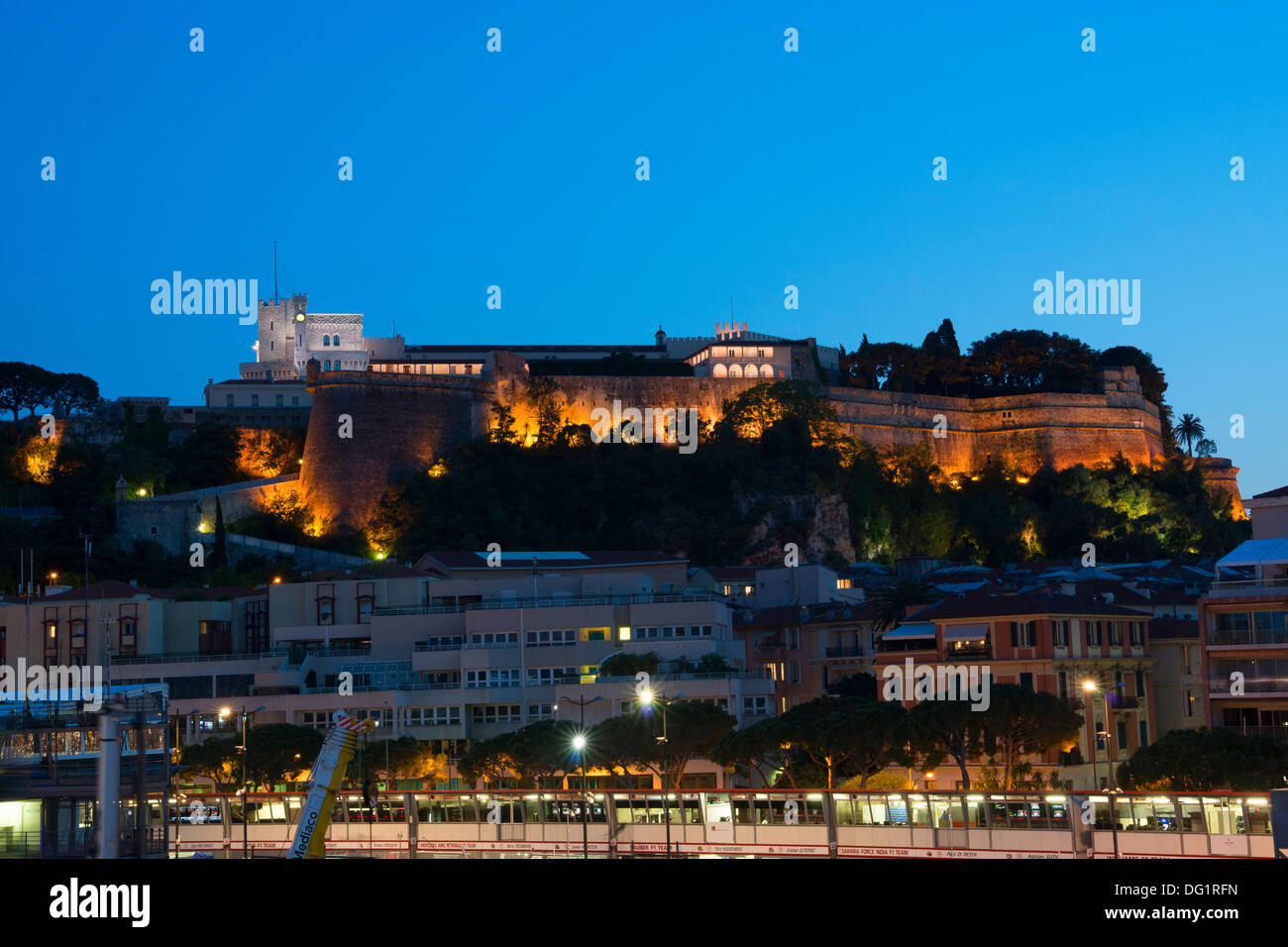 Castle, Monaco-Ville, Monaco, Monte Carlo Stock Photo - Alamy