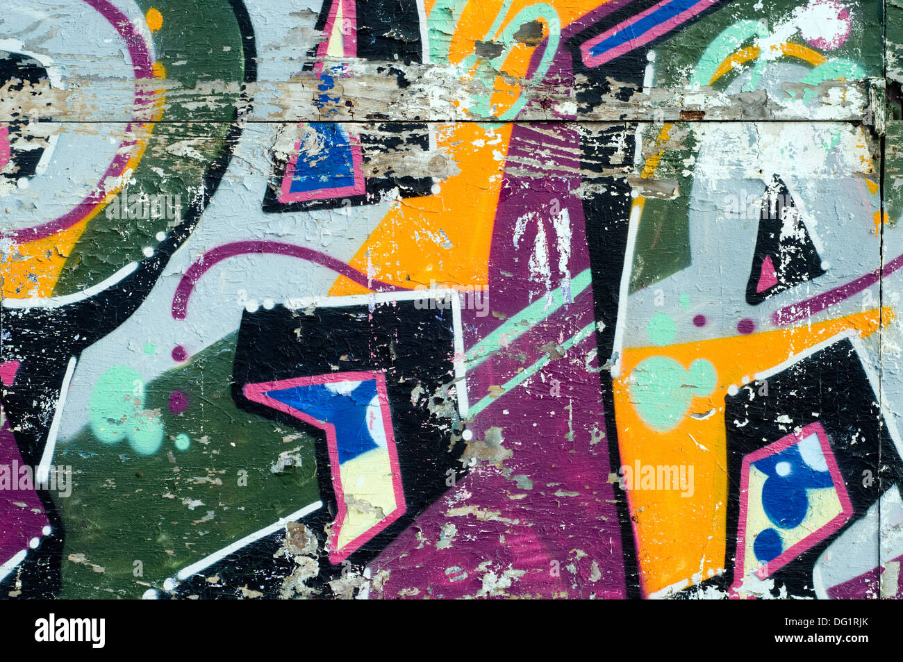 Detail of graffiti on a wall Stock Photo - Alamy