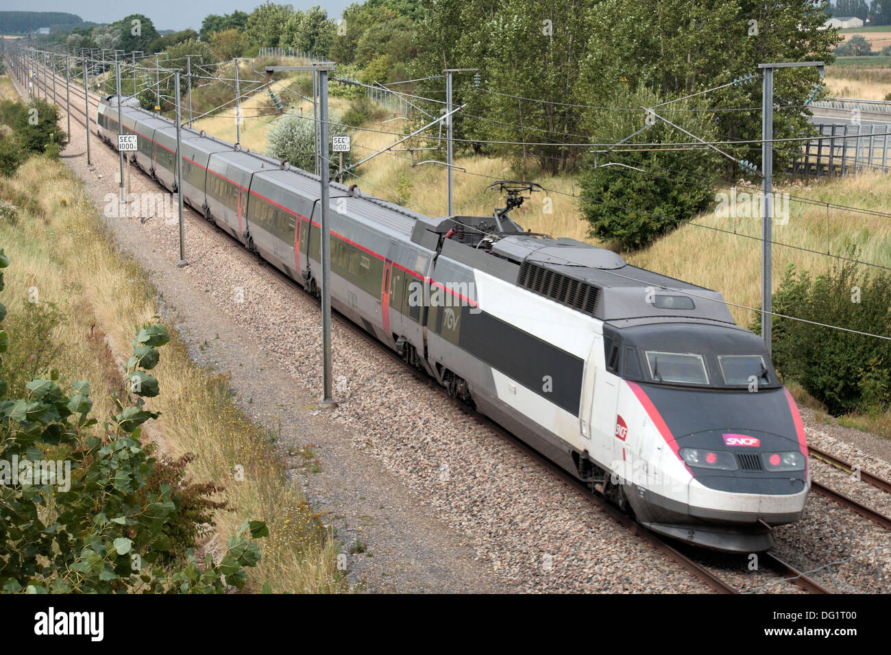 High speed sncf tgv train hi-res stock photography and images - Alamy