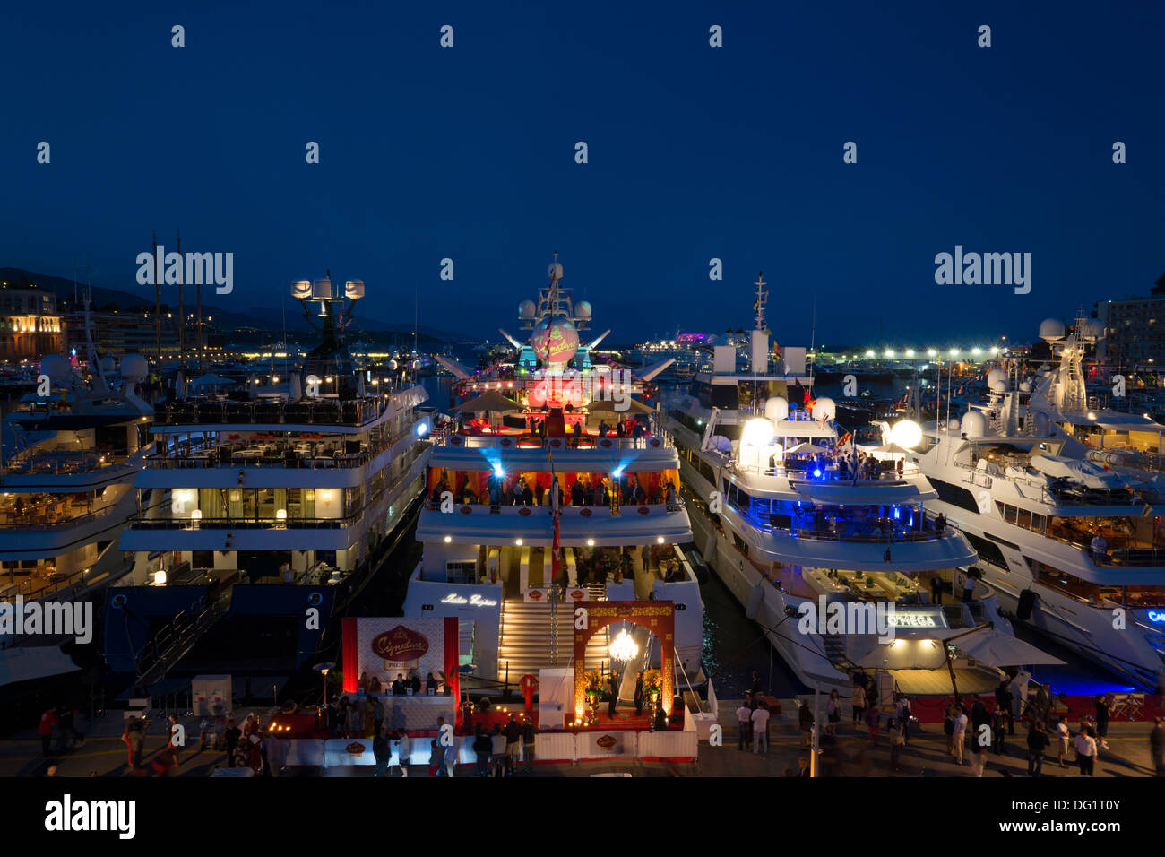 Ship, Yacht, Port, Hercule, Monaco, Monte Carlo Stock Photo - Alamy