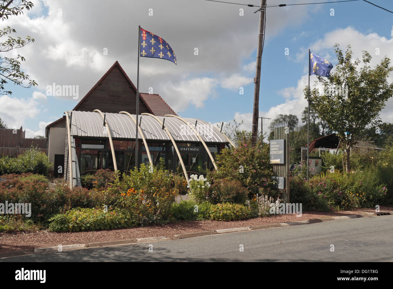Battle Of Azincourt (agincourt) Museum High Resolution Stock ...