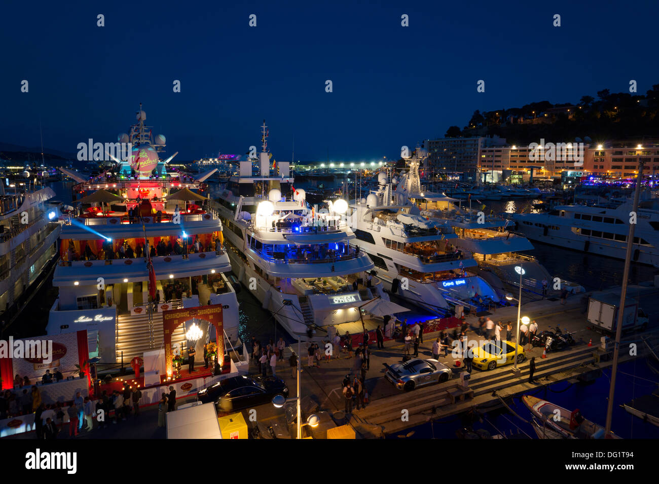 Port hercule night hi-res stock photography and images - Alamy