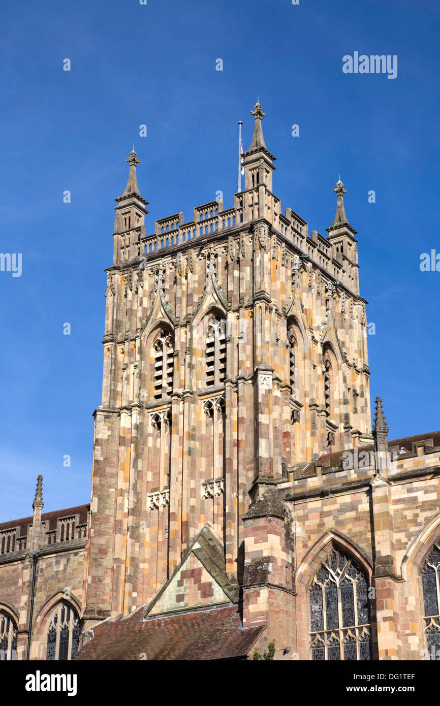Great Malvern Priory, Malvern, Worcestershire, England Stock Photo - Alamy
