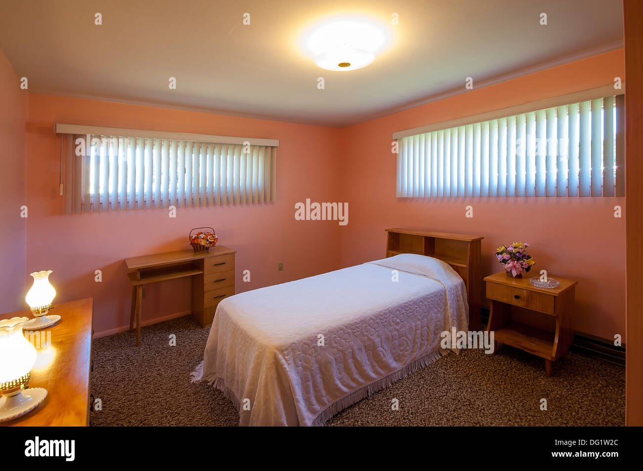 Bedroom in house built around 1959, with very little remodeling. Very ...