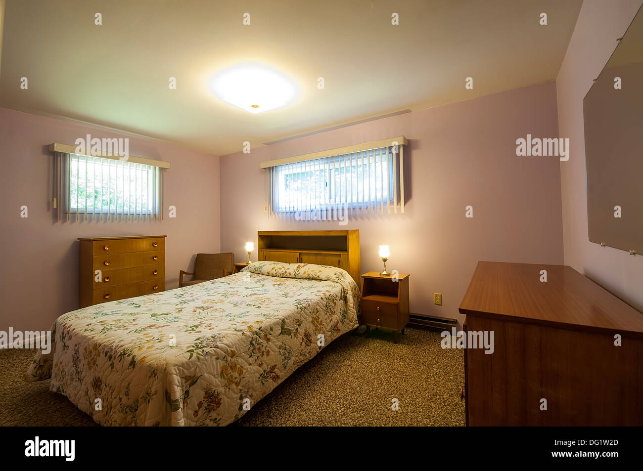 Bedroom in house built around 1959, with very little remodeling. Very ...