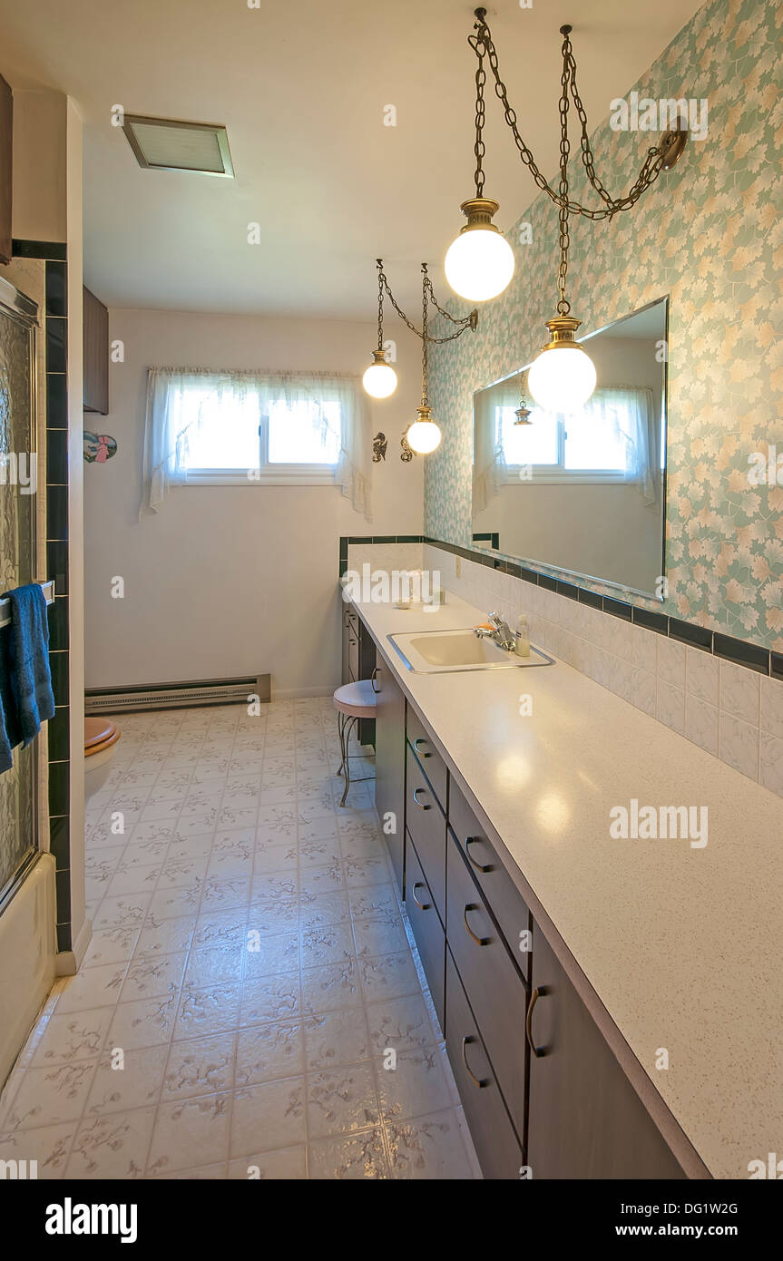 Bathroom in house built around 1959, with very little remodeling. Very ...