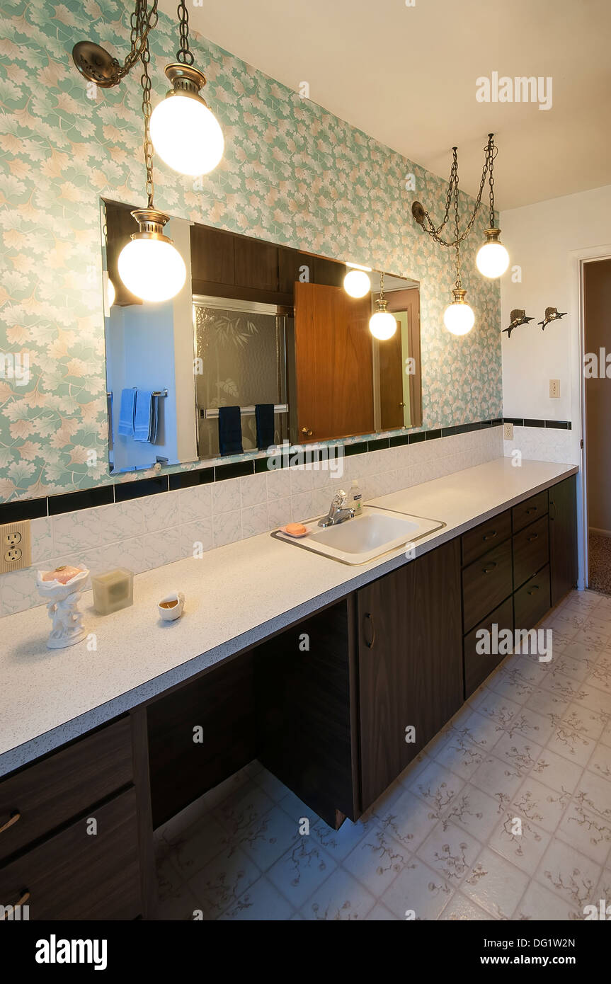 Bathroom in house built around 1959, with very little remodeling. Very ...