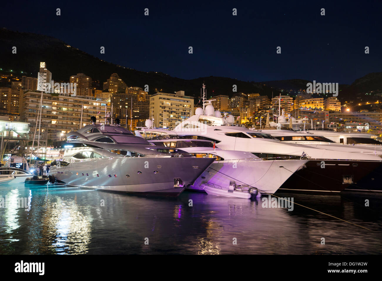 Ship, Yacht, Port, Hercule, Monaco, Monte Carlo Stock Photo - Alamy